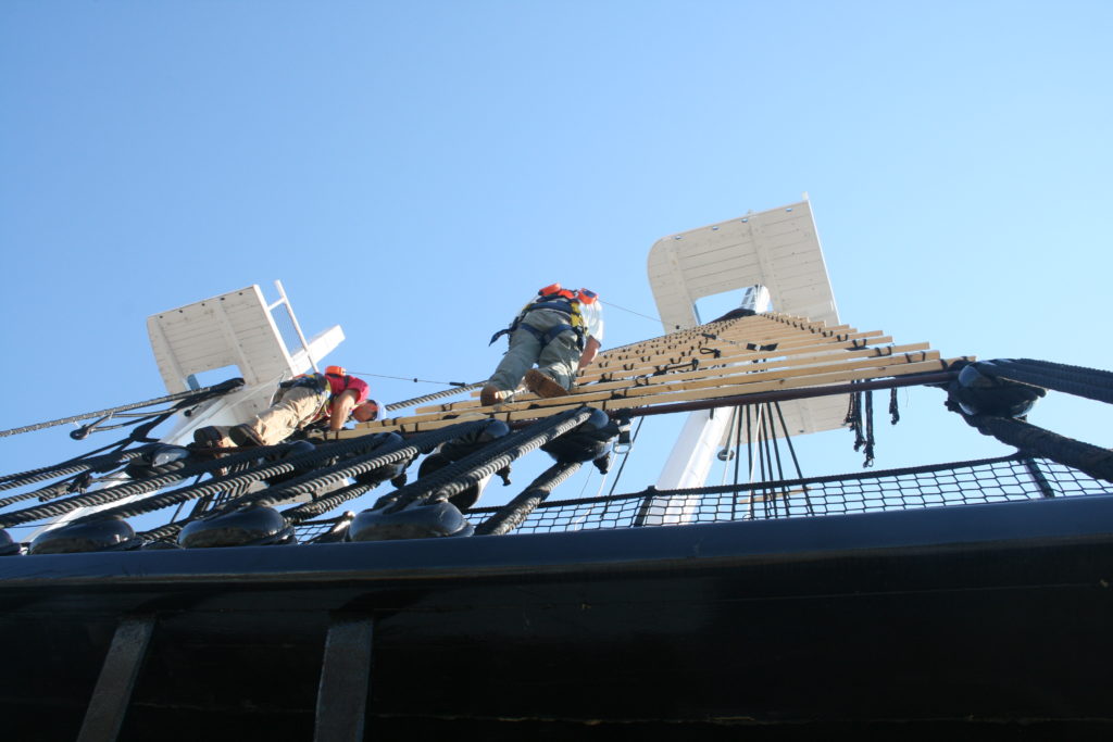 Aloft and A-low - USS Constitution Museum
