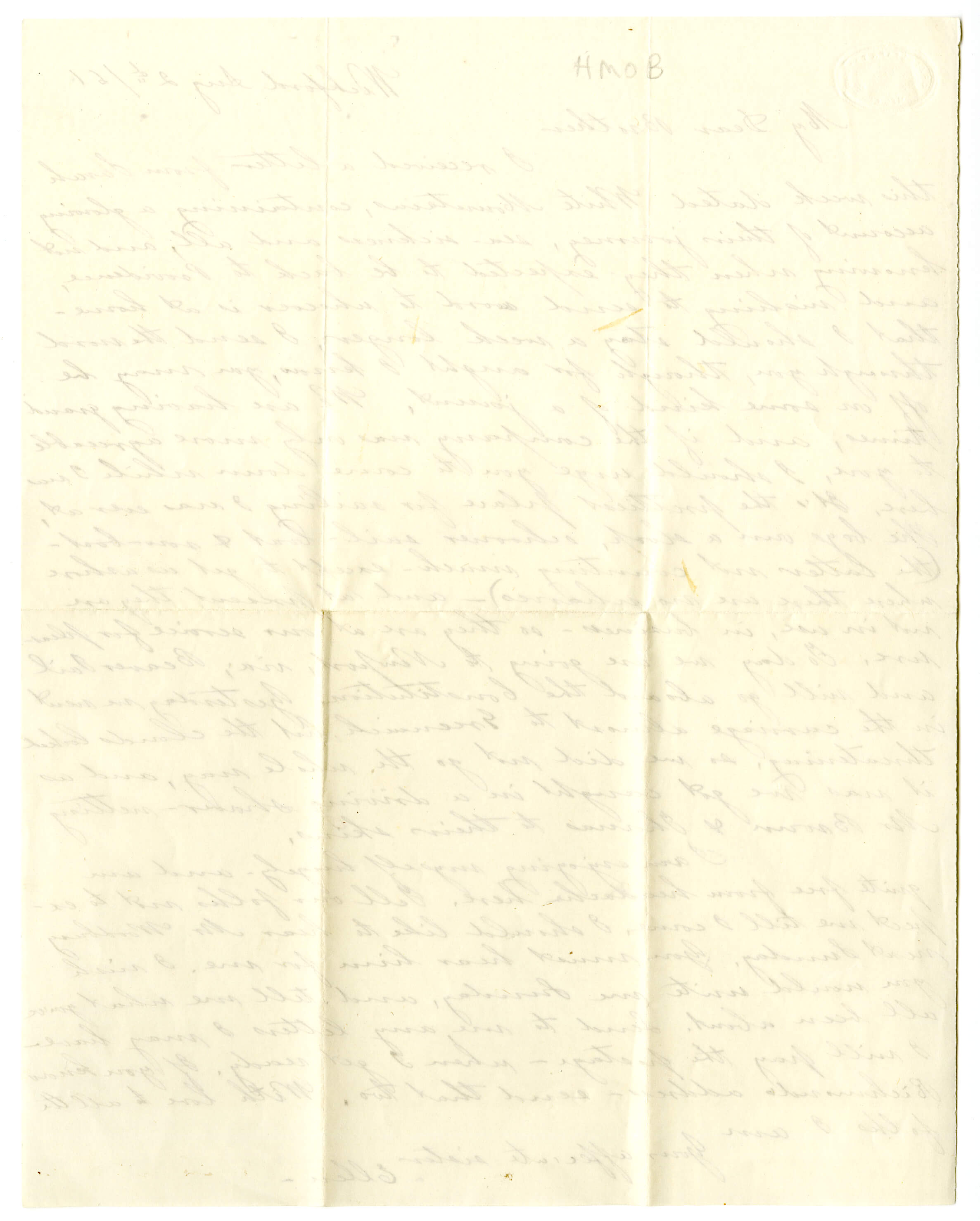 Letter from Ellen to her brother, August 2, 1861 - USS Constitution Museum