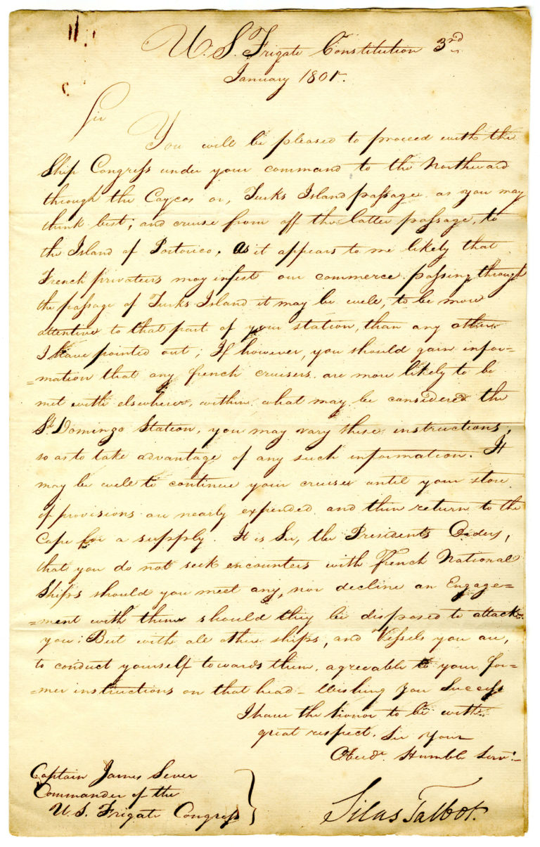 James Sever in Saint-Domingue - USS Constitution Museum