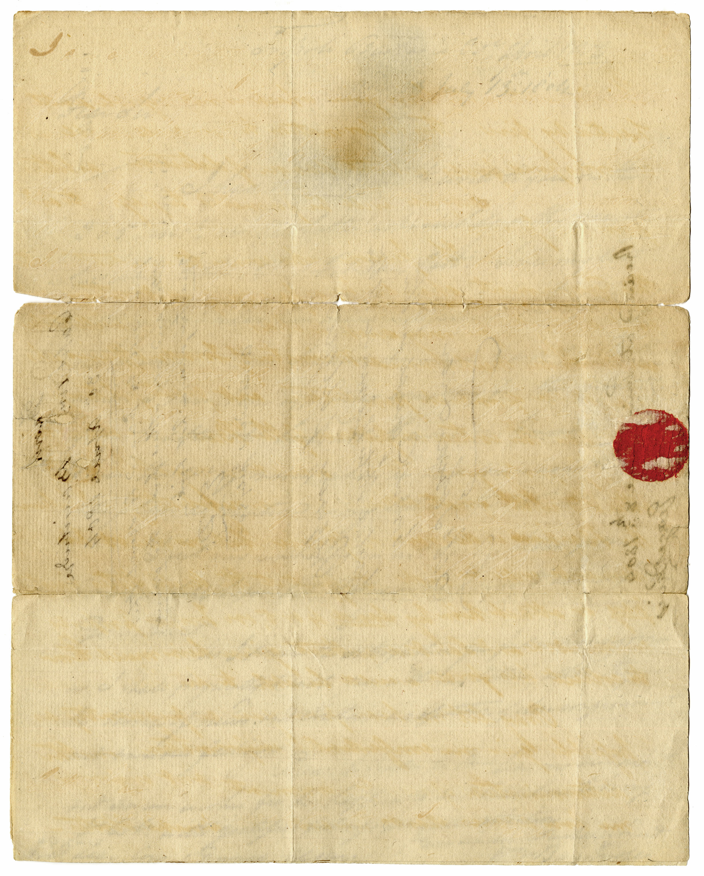 Letter from William Bainbridge to Tobias Lear with Sympathetic Ink ...